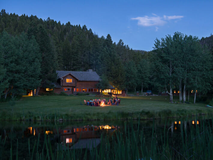 Feathered Pipe Ranch Lakeside Fire - SHAMANISM